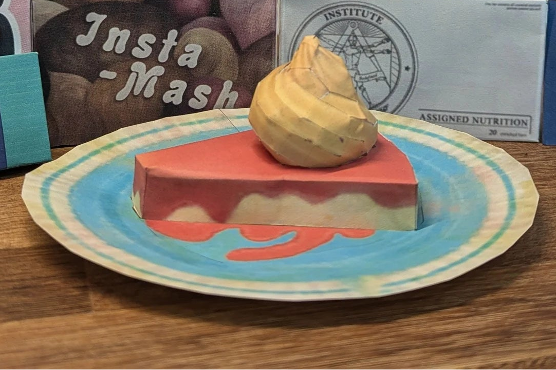 Fallout 4 Perfectly Preserved Pie Papercraft Print – Akrus Creations