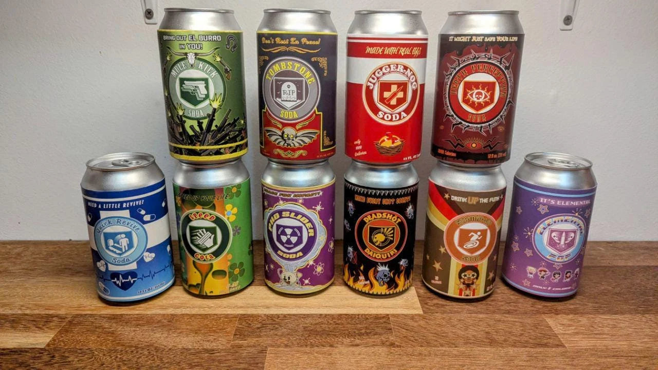 Zombies Perk Soda Can Label Files For 12oz & 330ml Cans – Akrus Creations